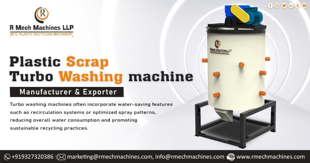 Plastic Scrap Turbo Washing Machine in Kenya - R Mech Machines LLP